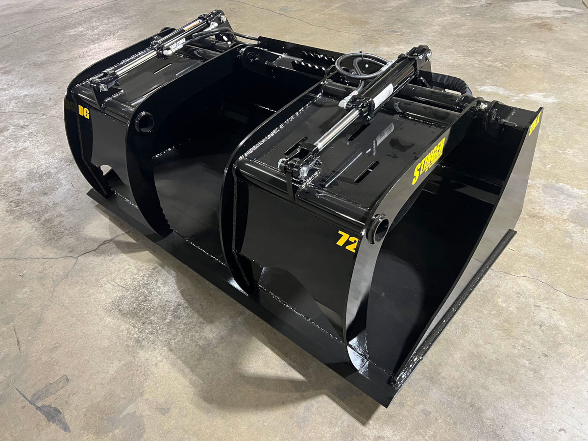 Demolition Grapple Bucket | Heavy-Duty Tractor Attachment — Bison Supply
