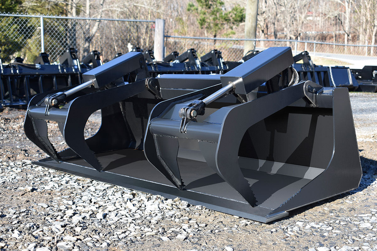 Loflin Tractor Grapple Bucket | Compact Grapple Attachment — Bison Supply