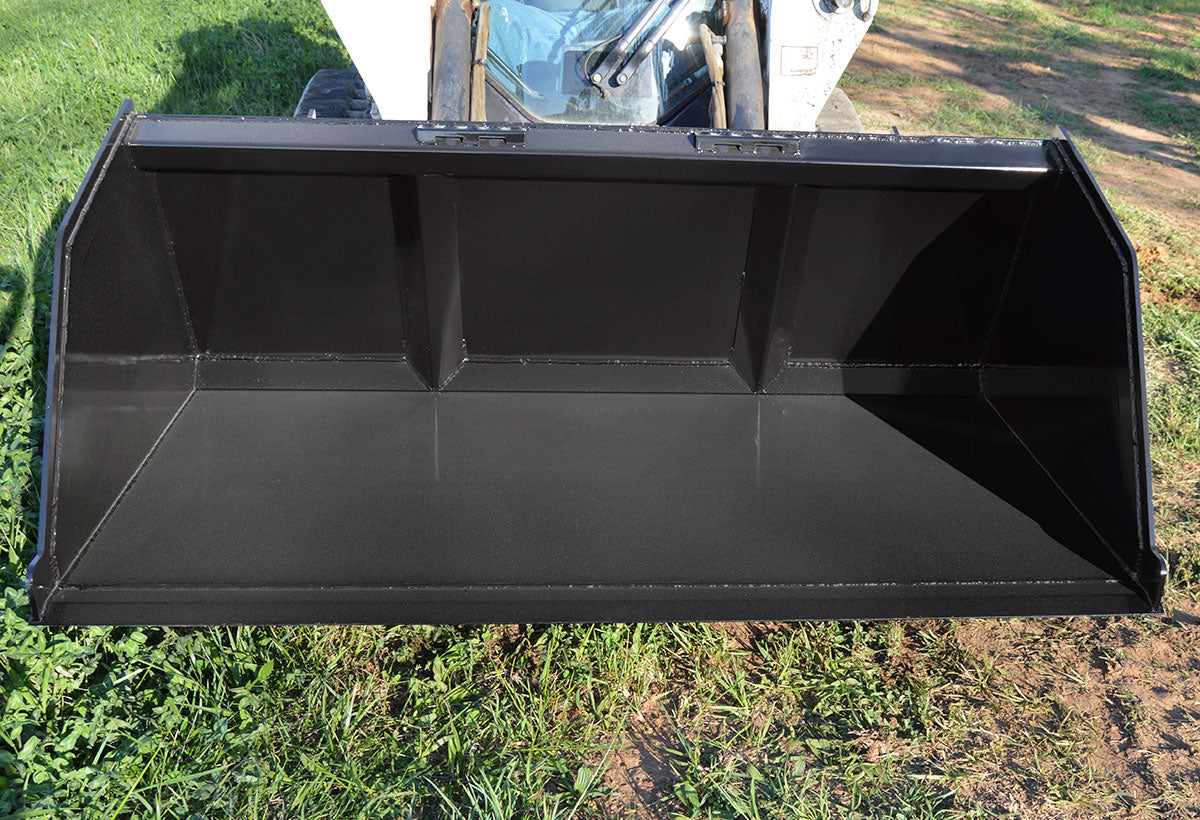 Heavy-Duty Skid Steer Snow Bucket | Loflin Fabrication — Bison Supply