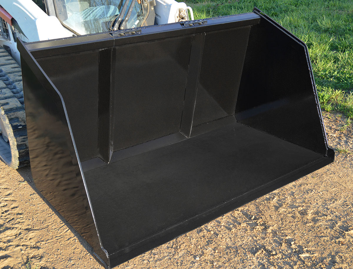 Loflin Turkey Litter Skid Steer Bucket | Heavy-Duty Loader — Bison Supply